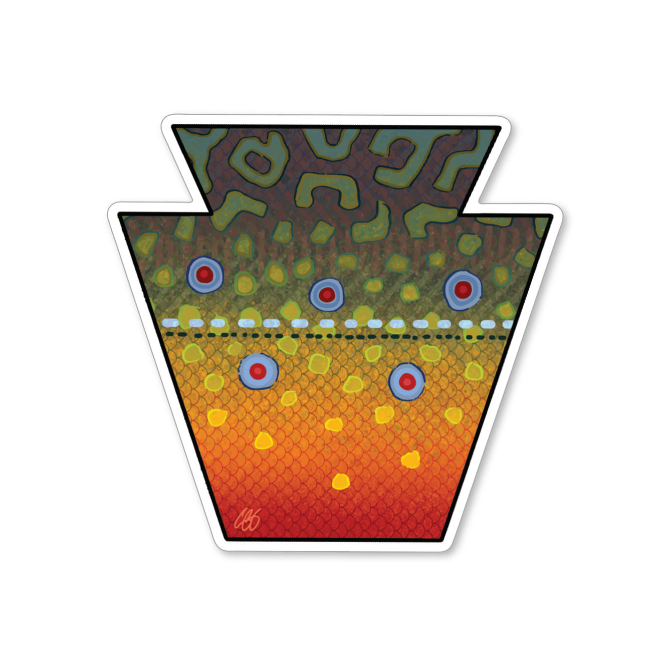 Pennsylvania Brook Decal– Casey Underwood Artwork & Design